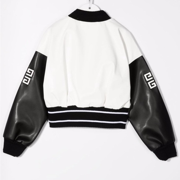 Givenchy | Jackets & Coats | Givenchy Kids Logo Patched Bomber Jacket ...